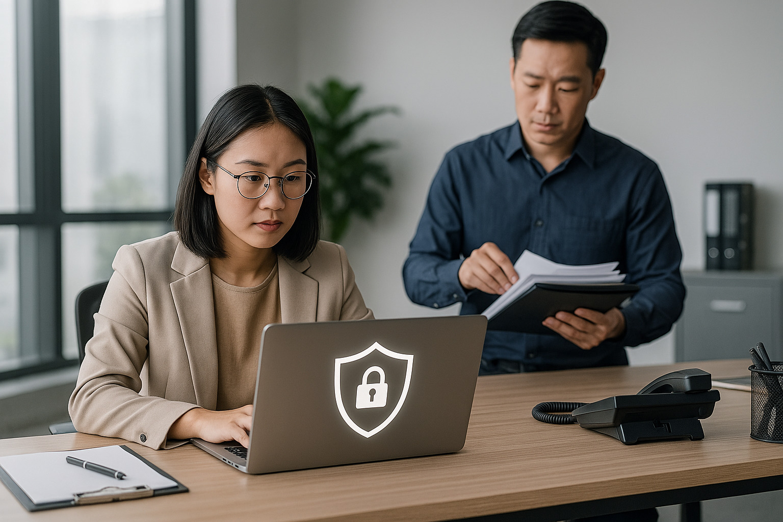 Workplace Security And Data Protection Handling Digital Files Safely Tripartism Sg